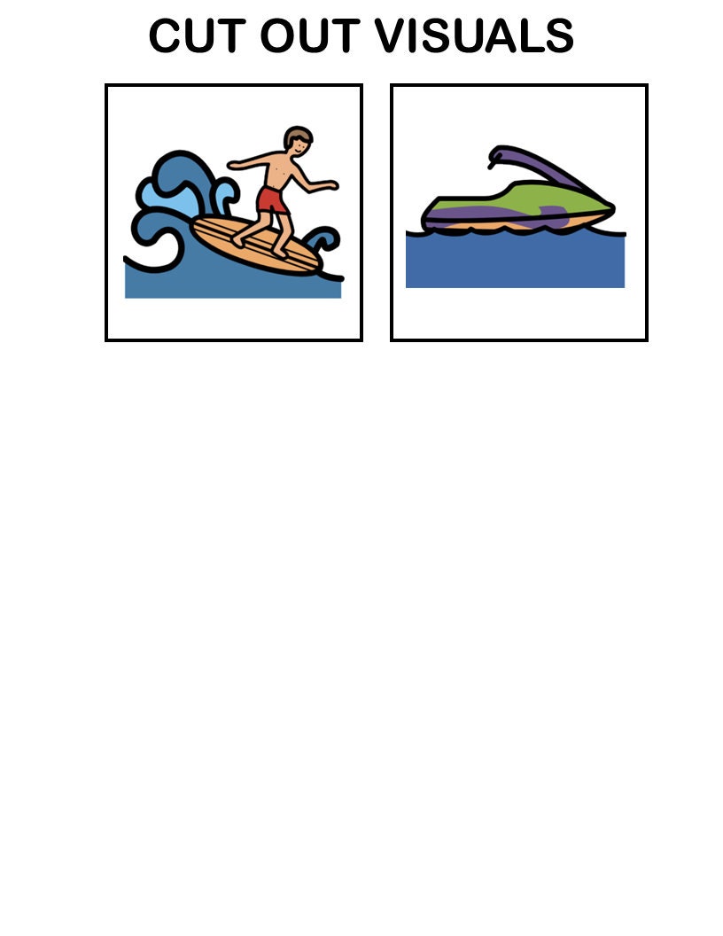 Beach Errorless Learning Task Cards Ocean Theme Autism SPED - Etsy