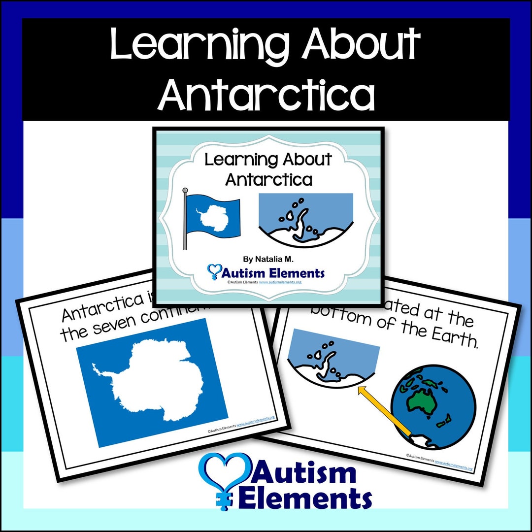 Learning About Antarctica Book- Winter- Seasons- Autism & SPED ...