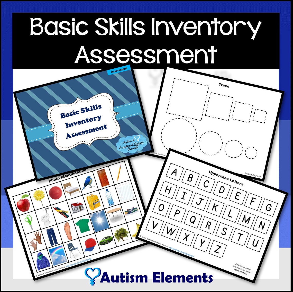Basic Skills Inventory Assessment- SPED & Autism Resources - Etsy