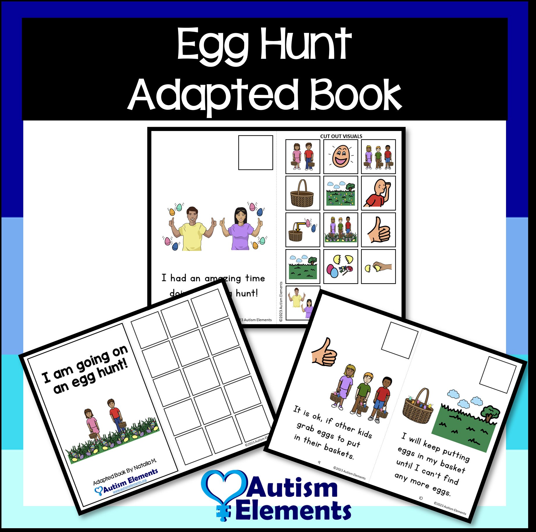 Egg Hunt Visual Supports BUNDLE- Autism -special Education - Etsy