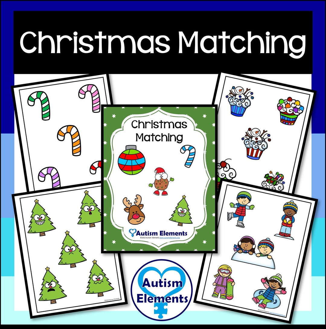Christmas Picture Matching- Winter- Autism & SPED Resources- Errorless ...