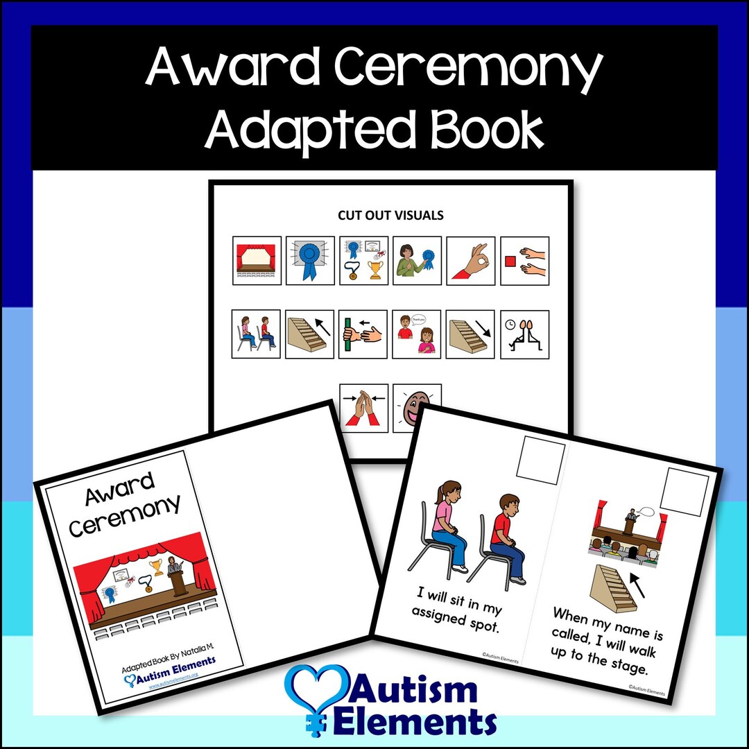 Award Ceremony Adapted Book- Visuals- Autism & SPED Resources - Etsy
