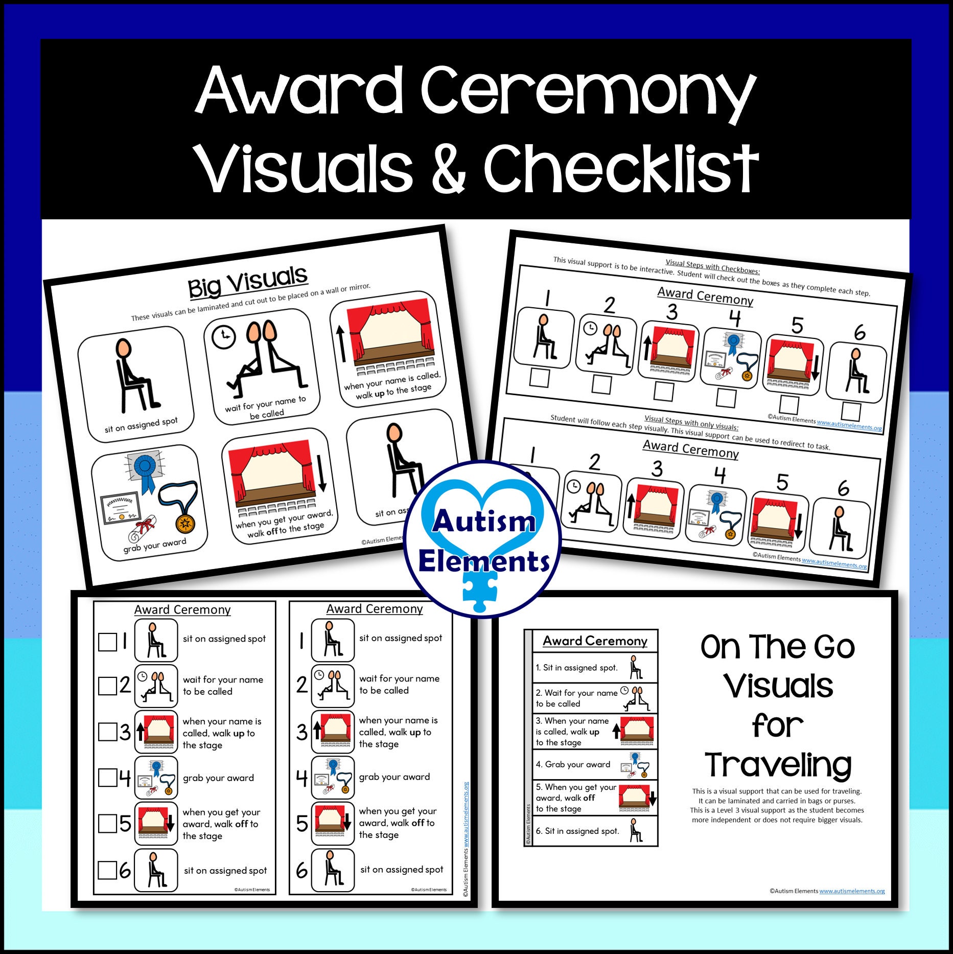 Award Ceremony Visual Supports BUNDLE Autism Special Education - Etsy
