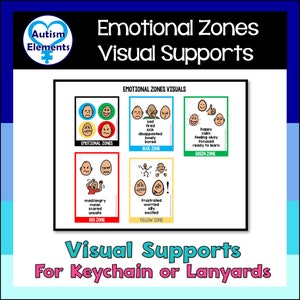 Visual Supports BUNDLE for Lanyards & Keychains- SPED- Autism ...