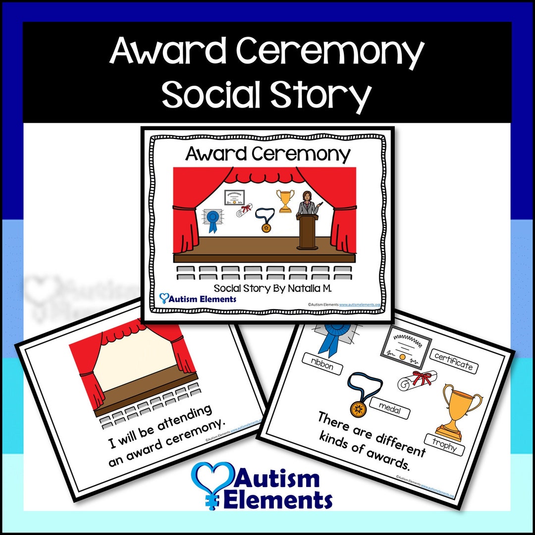 Award Ceremony Social Story-social Narrative- Autism & SPED Resources ...