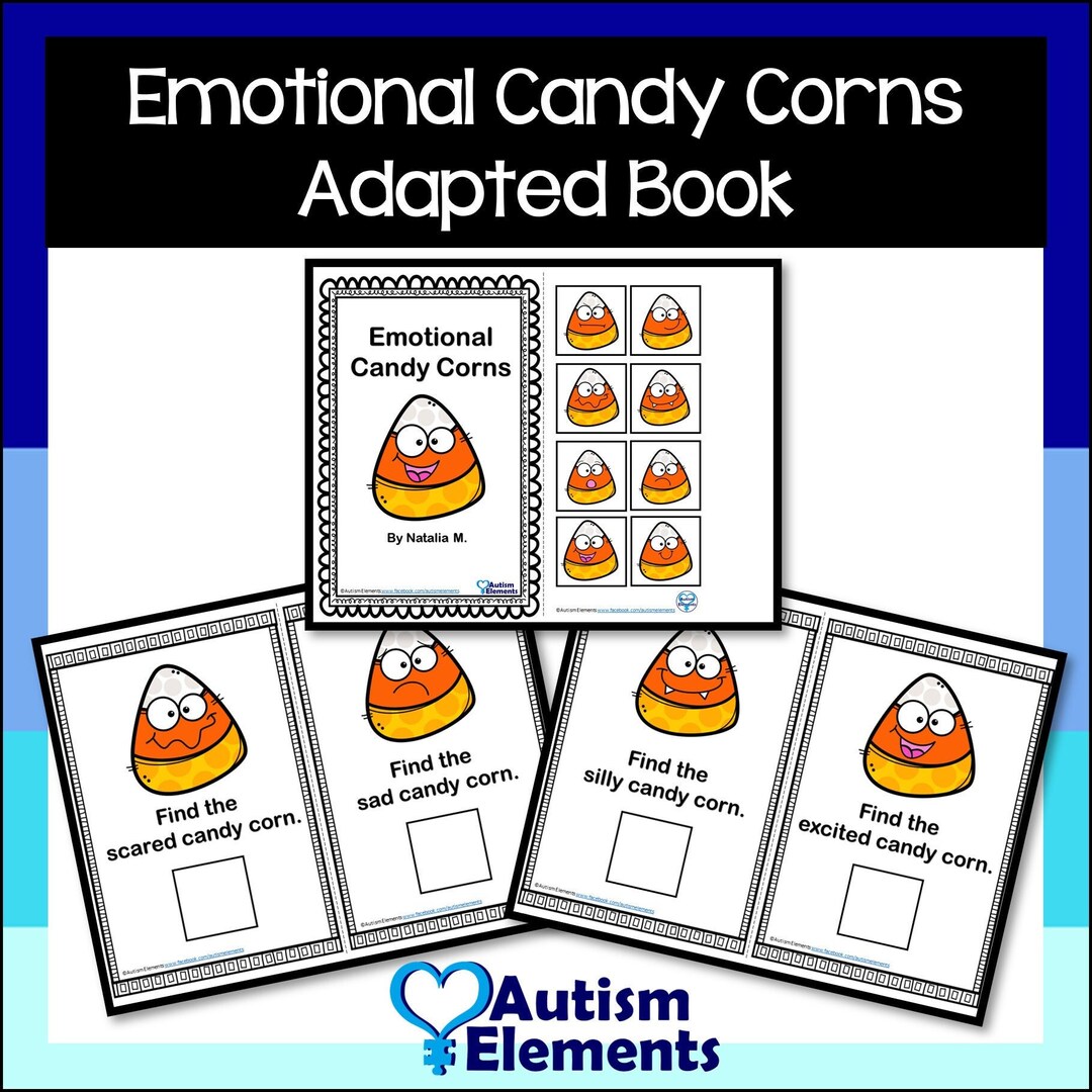 Emotional Candy Corns Adapted Book - Halloween- Fall- Autism & SPED ...