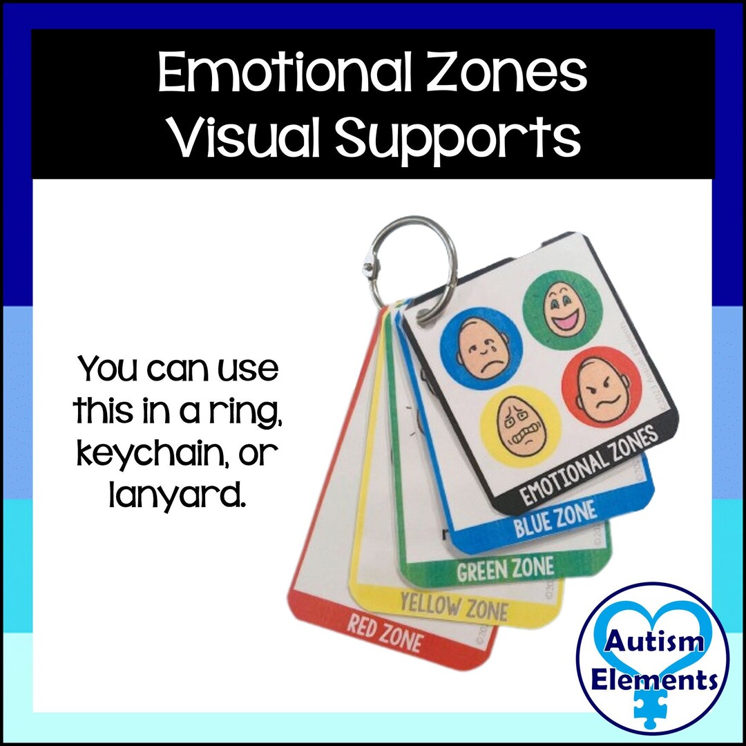 Emotion & Feelings Zones Physical Set- Behavior- Autism- SPED- SEL - Etsy