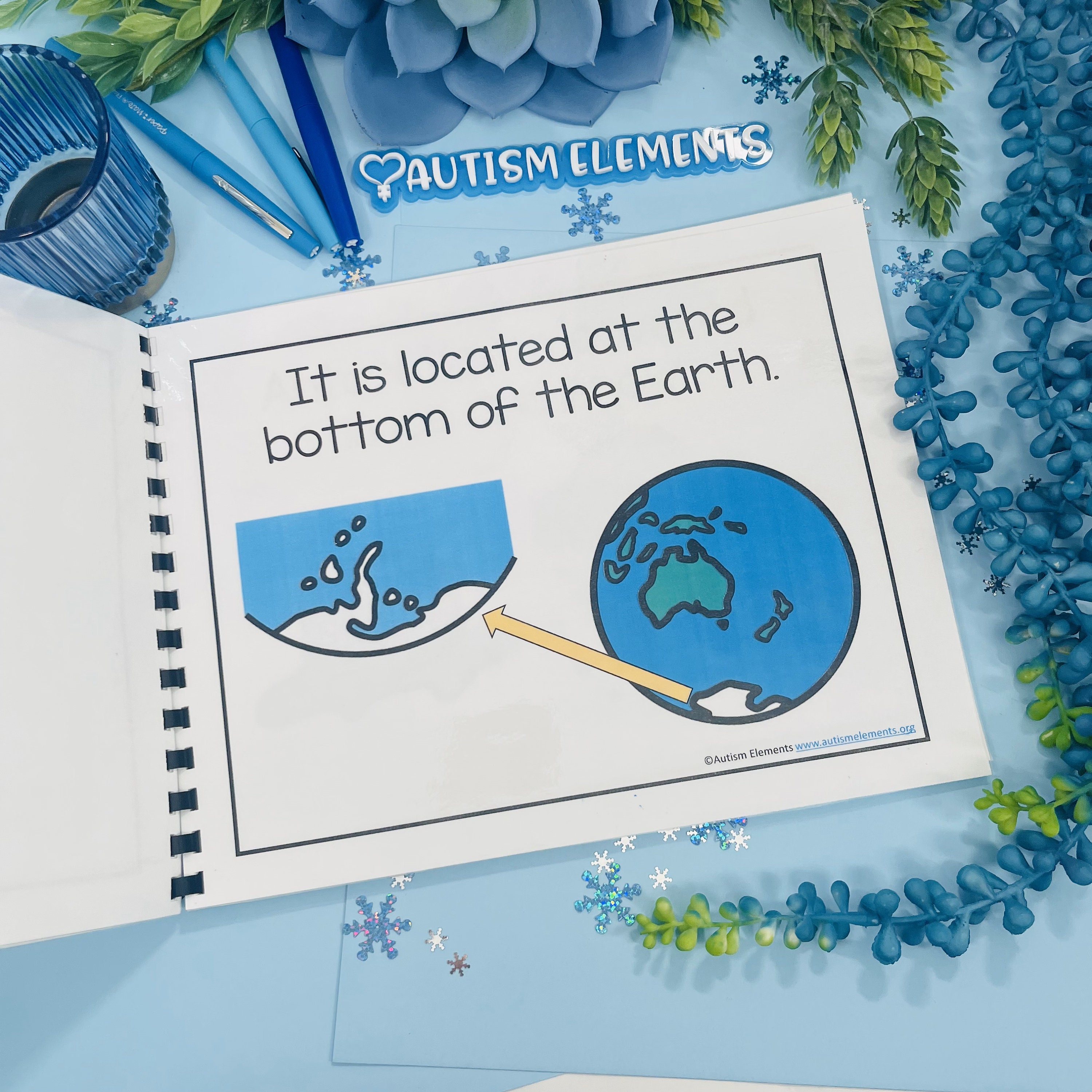 Learning About Antarctica Book- Winter- Seasons- Autism & SPED ...