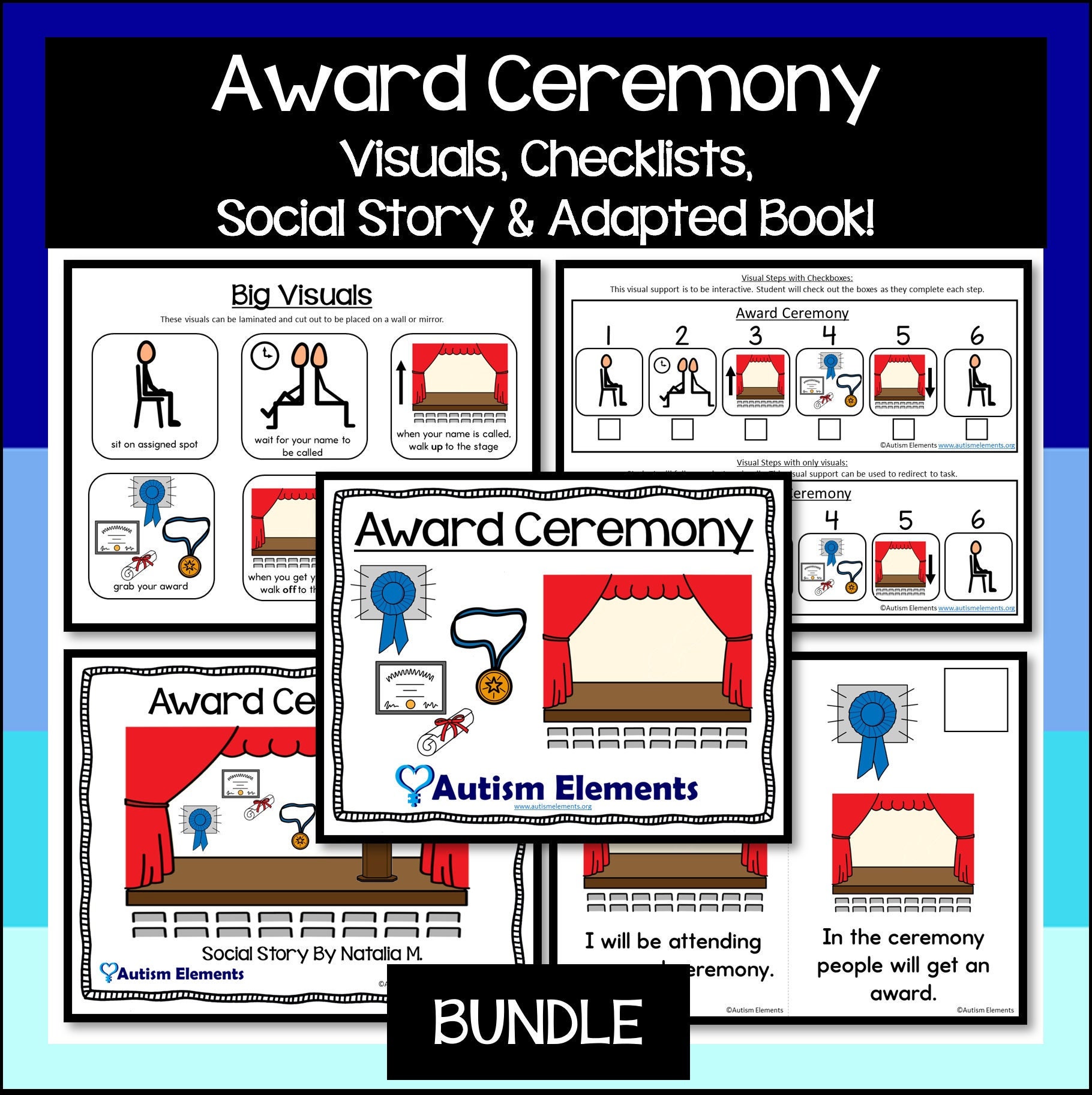 Award Ceremony Visual Supports BUNDLE Autism Special Education - Etsy
