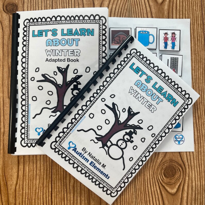 Learn About Winter Adapted Book (2 Versions) - Winter- Seasons- Autism ...