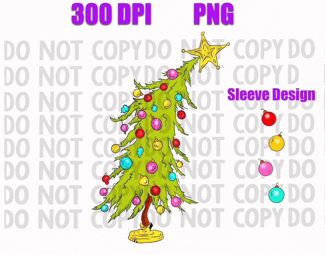 Grinch Tree Png| Trendy Tree Png| Grinch Sublimation| the Grinch Png ...