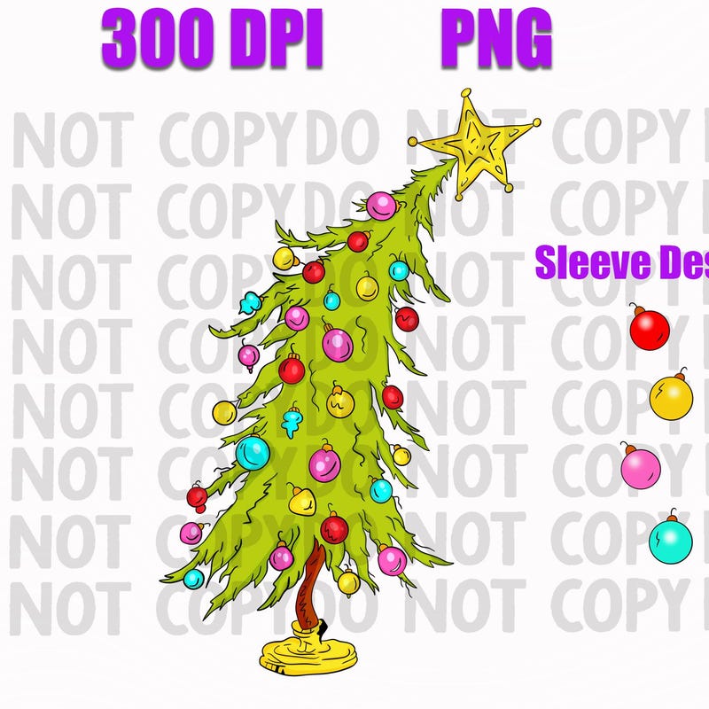 Christmas Tree Print Outs - Etsy