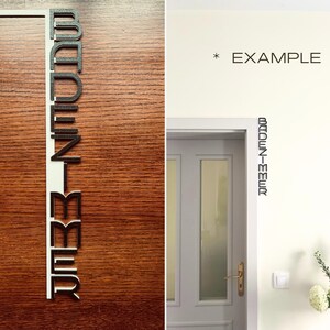 Custom Door Topper, Personalized Over the Door Sign, Door Sign Plaque ...