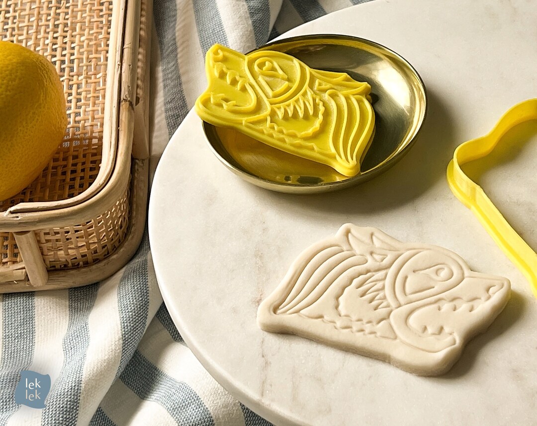 Celtic Wolf Cookie Cutter Viking Cookie Stamp Wolfs Head - Etsy