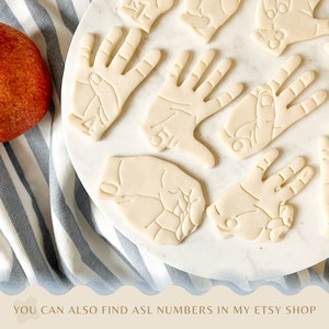 I Love You Sign Language Cookie Cutter, I Love You Hand Sign Cookie ...