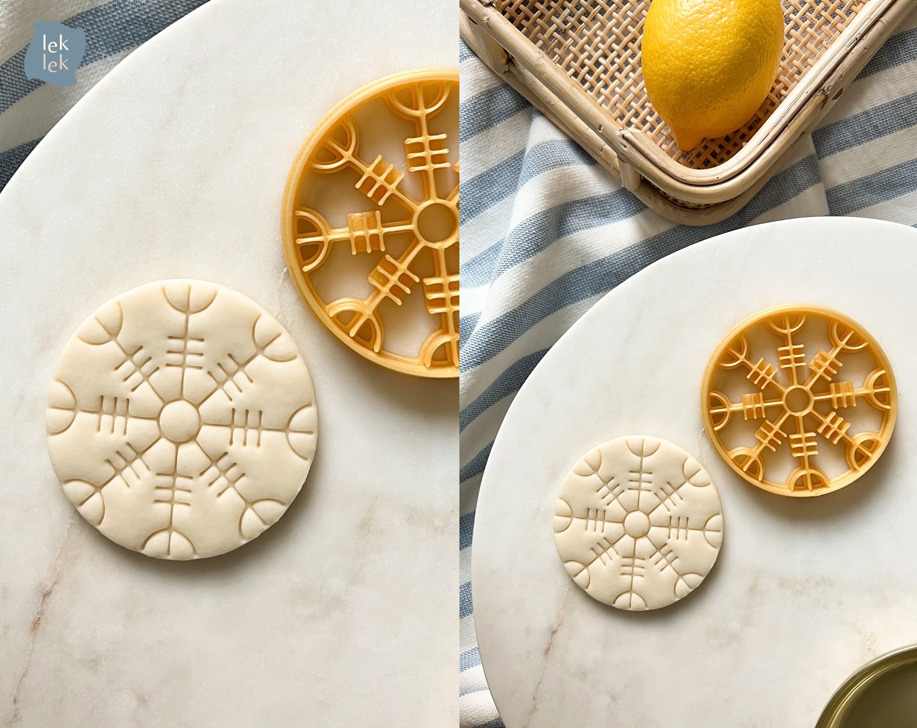 Viking Cookie Cutter Aegishjalmur, Helm of Awe Cookie Cutter, to Induce ...