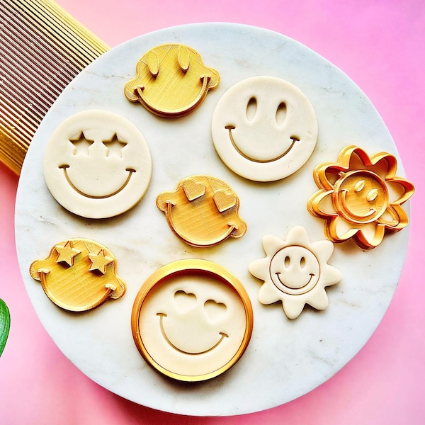 Smile Emoji Cookie Cutter - Etsy