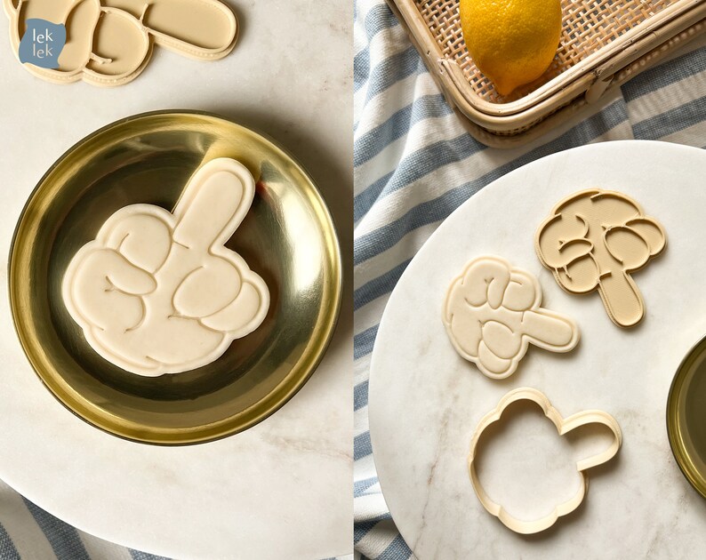 Middle Finger Cookie Cutter / Funny Stamp Fondant Cutter - Etsy