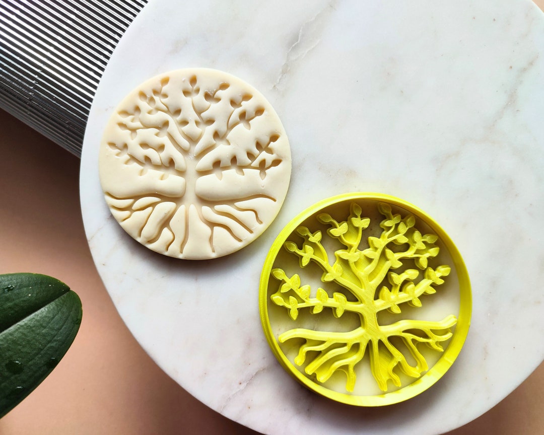 Tree of Life Cookie Cutter, Pottery Stamp Tree of Life 3d Printed ...