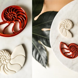 Nautilus Shell Cookie Cutter Sea Shell, 3d Printed Nautilus Fondant ...