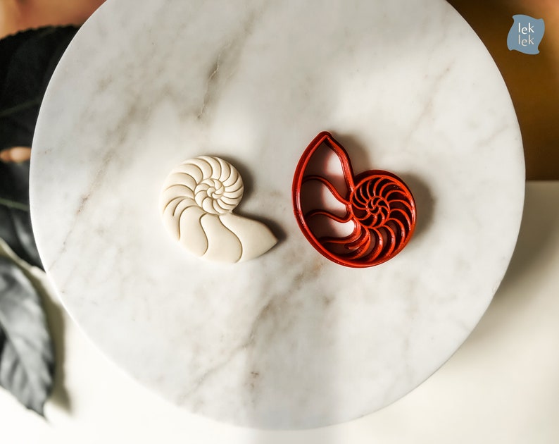 Nautilus Shell Cookie Cutter Sea Shell, 3d Printed Nautilus Fondant ...