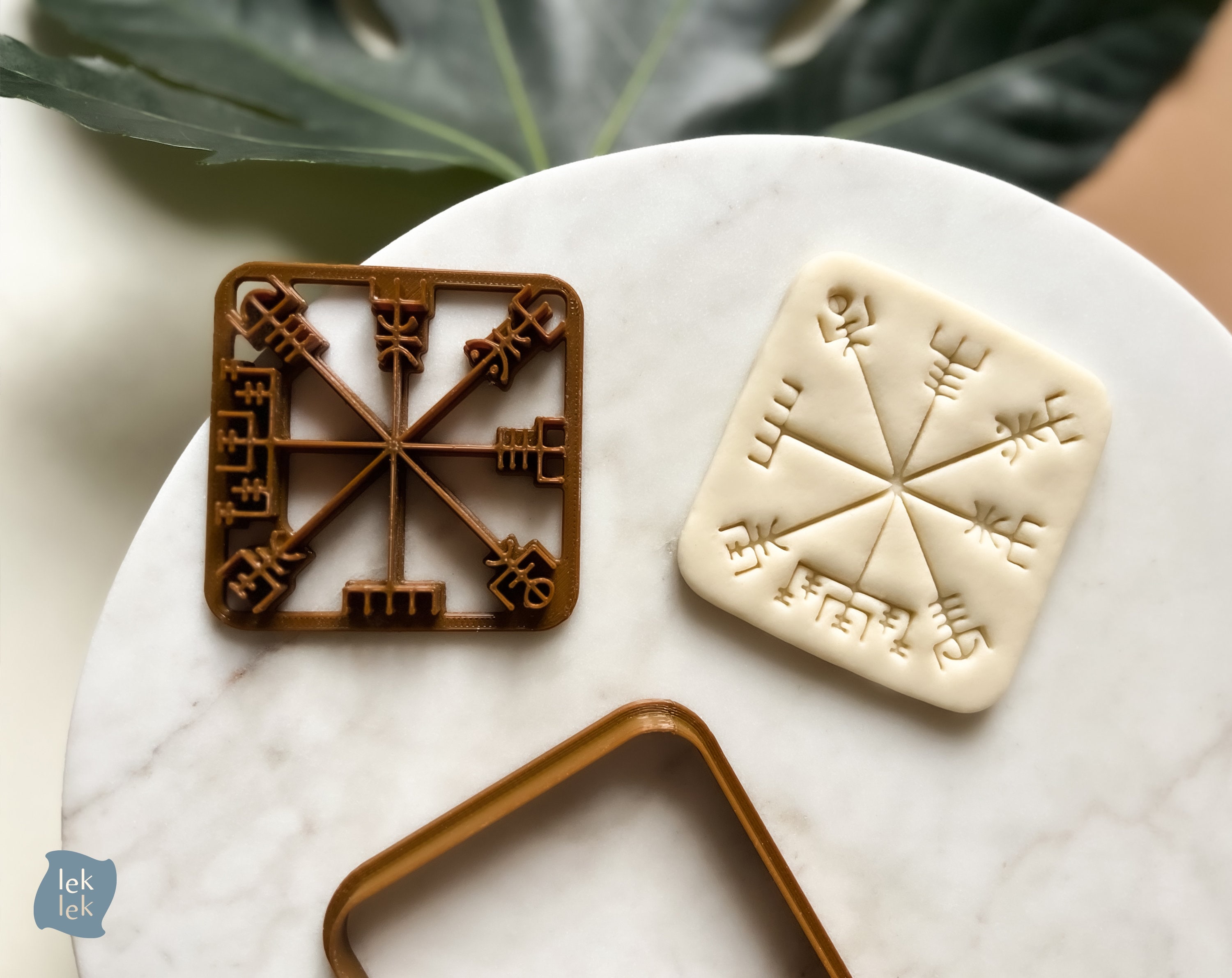 Vegvisir Cookie Cutter Compass Viking Cookie Stamp, Icelandic Compass ...
