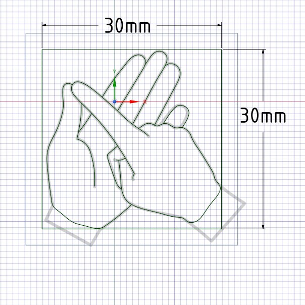 British Sign Language Polymer Clay Cutter, Cookie Cutter. Bsl Alphabet ...
