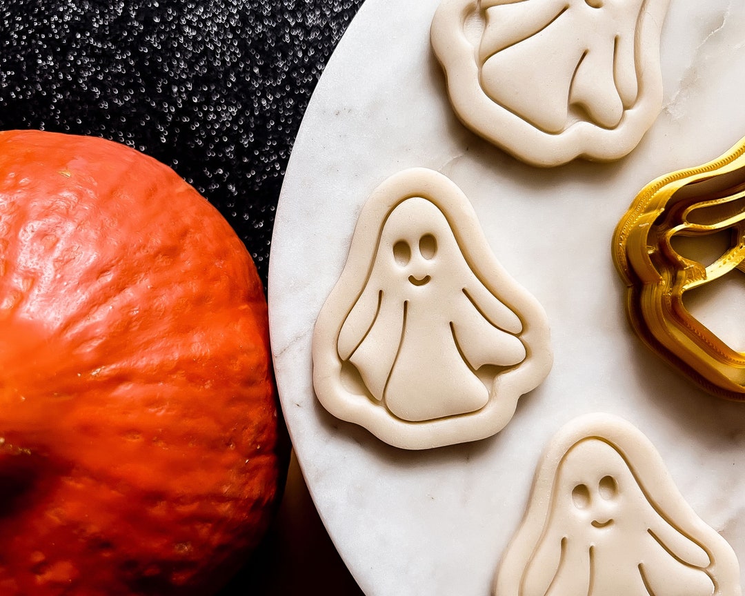 Ghost Cookie Cutter, Cute Ghost Stamp Cutter for Halloween, Clay Cutter ...