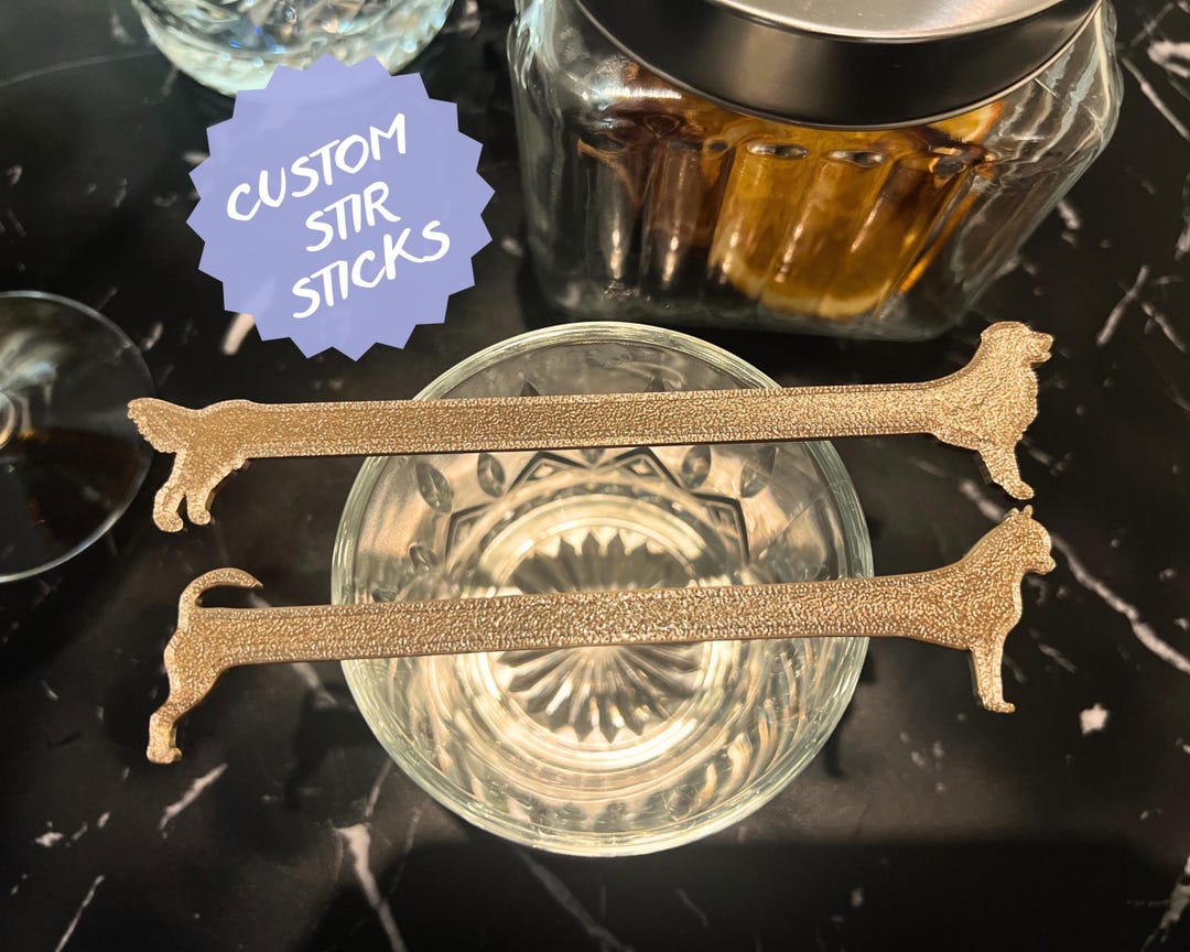 Dog Stir Stick for Wedding, Dog Signature Drink Cocktail Stirrer ...