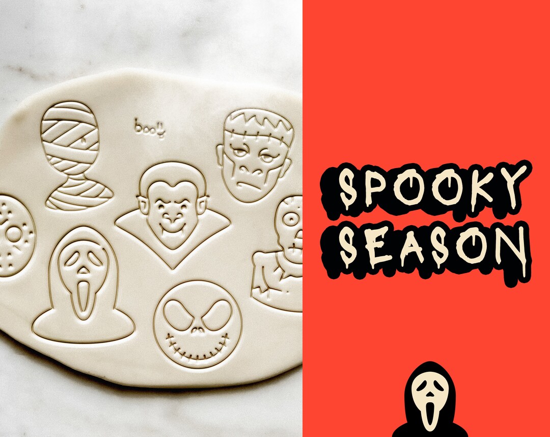 Halloween Character Cookie Cutter, Horror Character Set of 7, Cute ...