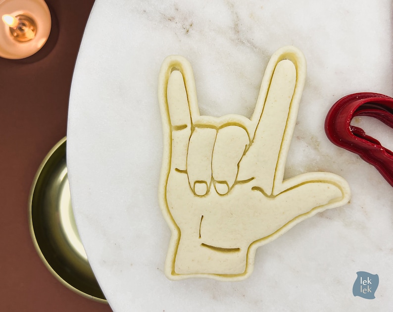 I Love You Sign Language Cookie Cutter I Love You Hand Sign - Etsy Israel