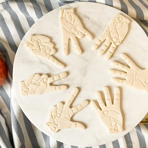 Asl Numbers Cookie Cutter Asl Numbers, American Sign Language Cookie ...