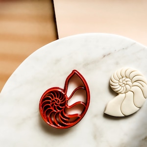 Nautilus Shell Cookie Cutter Sea Shell, 3d Printed Nautilus Fondant ...