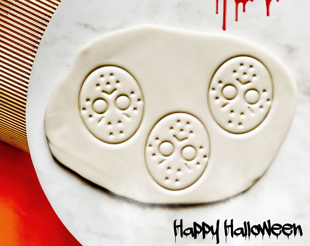 Jason Cookie Cutter Friday the 13th Cookie Stamp, Retro Movie Biscuits ...