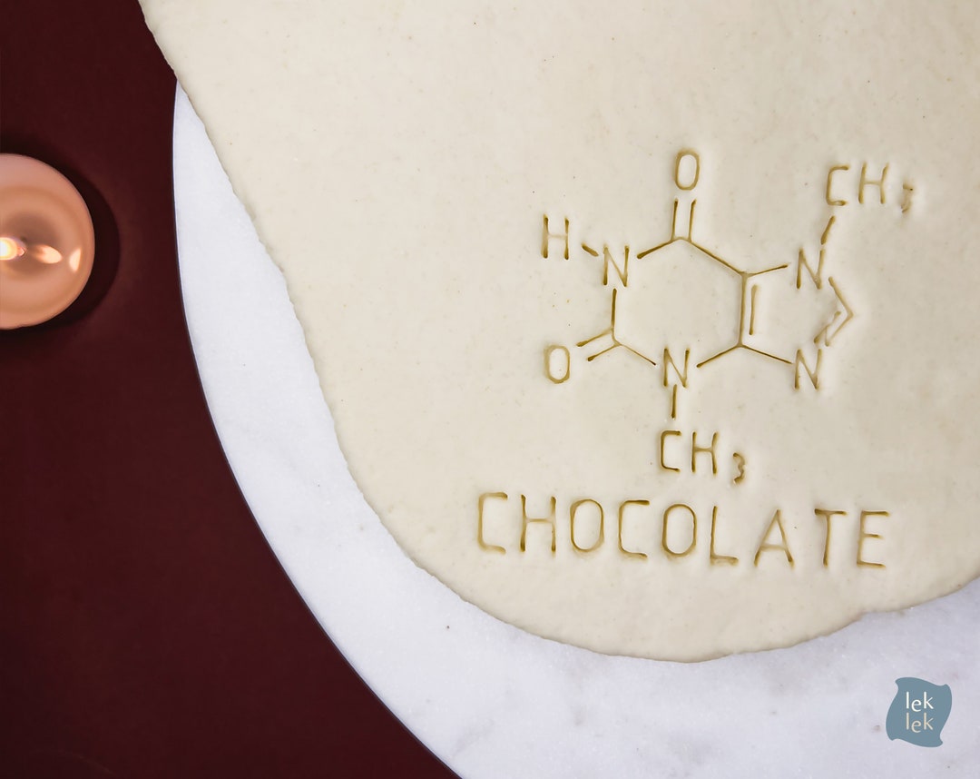 Chocolate Molecule Cookie Cutter Molecule Symbol | Chemistry Teacher ...