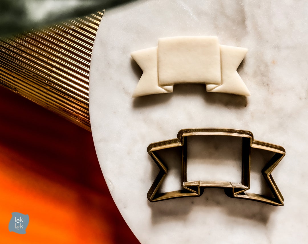 Plaque Cookie Cutter, Fondant Cutter Outline, Classic and Creative ...