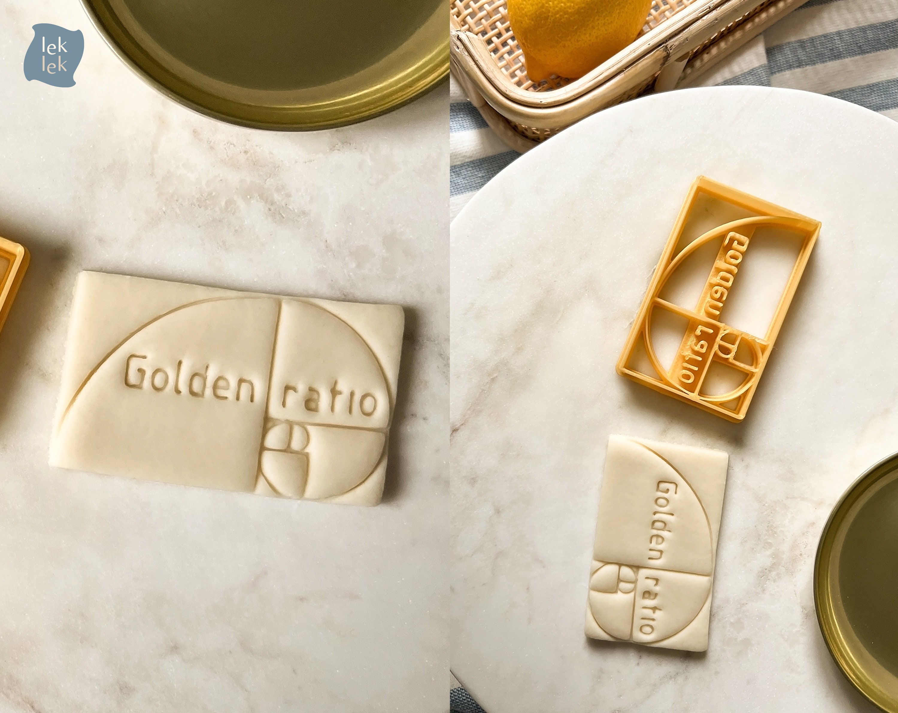 Golden Ratio Cookie Cutter, Fibonacci Sequence Math Shape Cookie Cutter ...