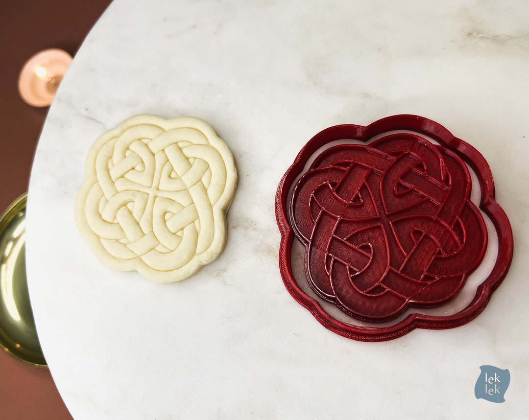 Celtic Knot Cookie Cutter Celtic Knot Stamp, Celtic Ornament Cookie ...