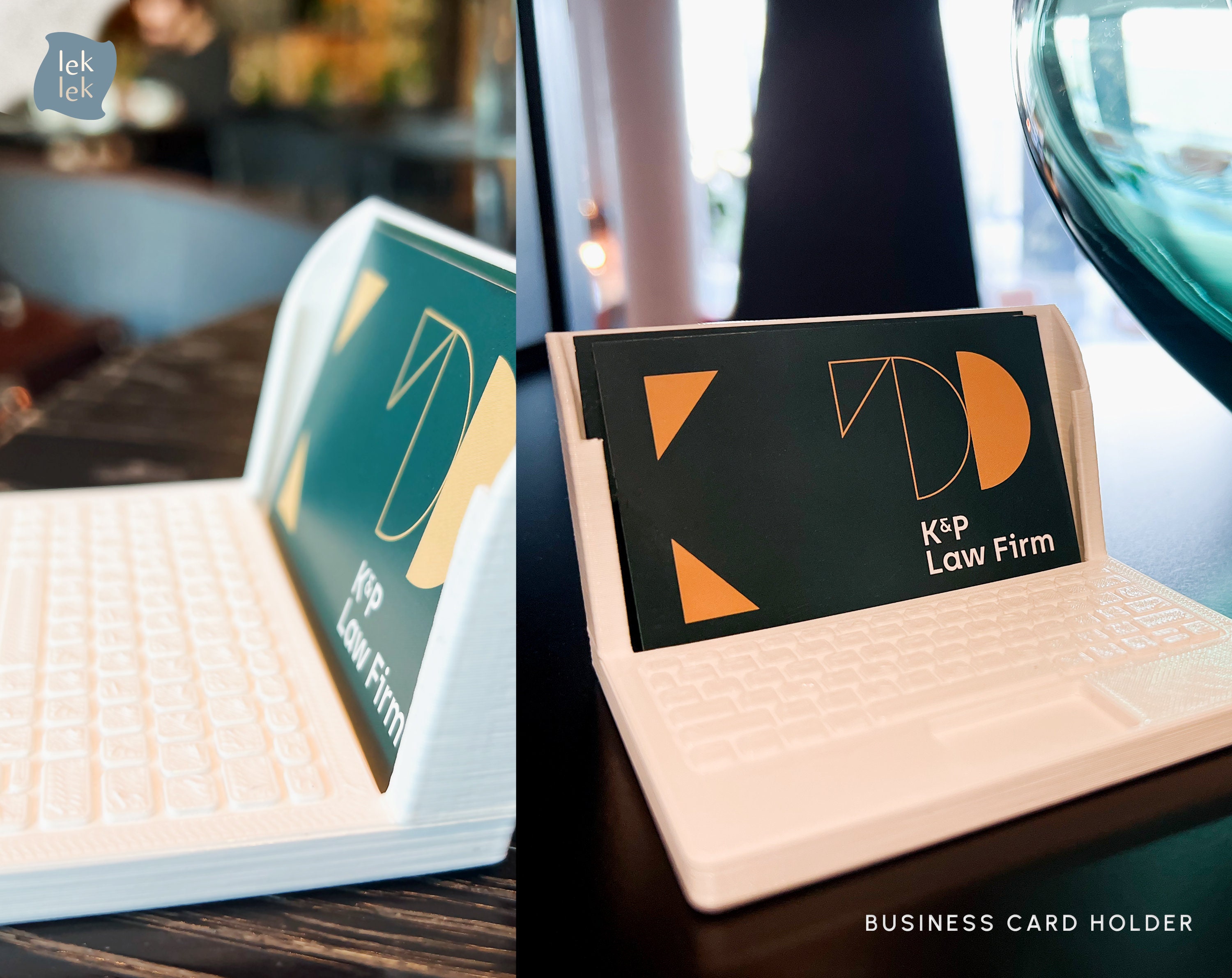 Laptop Business Card Holder for Desk Software Developer Gift - Etsy