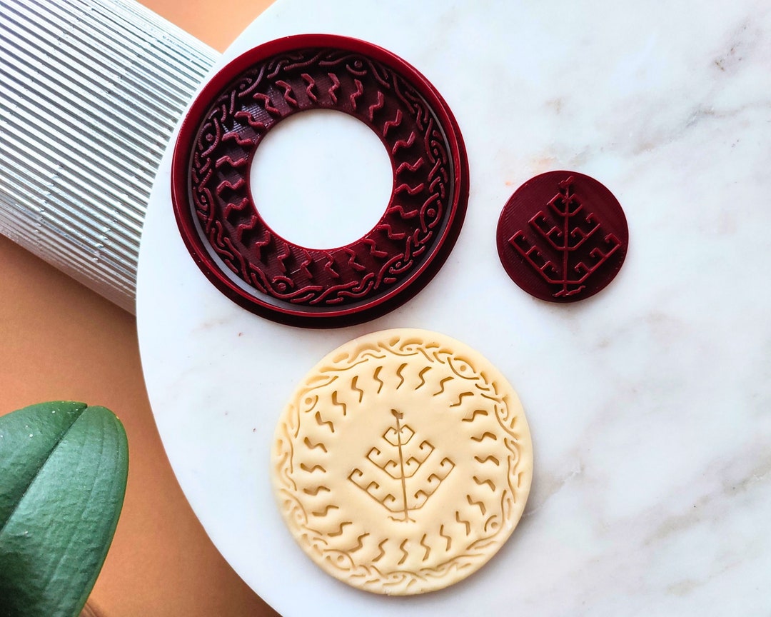 Tree of Life Cookie Cutter, Viking Norse Mythology Stamp With Ornament ...