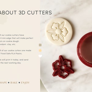 Japanese Family Crest Cookie Cutter 変わり折れ三つ松葉の丸 (家紋 Cookie Cutter, Pine ...