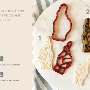 Asl Cookie Cutter Custom Sign Language Hand Gesture Deaf / Hard of ...