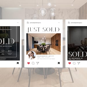 Just Sold Real Estate Social Media Posts | Instagram Marketing ...