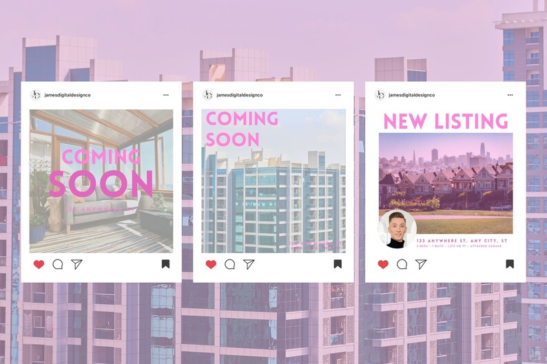 Coming Soon Real Estate Social Media Posts Instagram Marketing ...