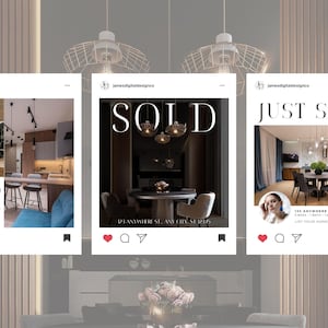 Just Sold Real Estate Social Media Posts | Instagram Marketing ...