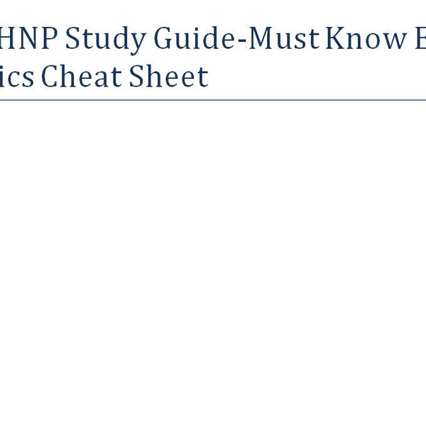 Study Guide Pmhnp - Etsy