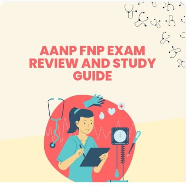 Aanp Study Guide - Etsy UK