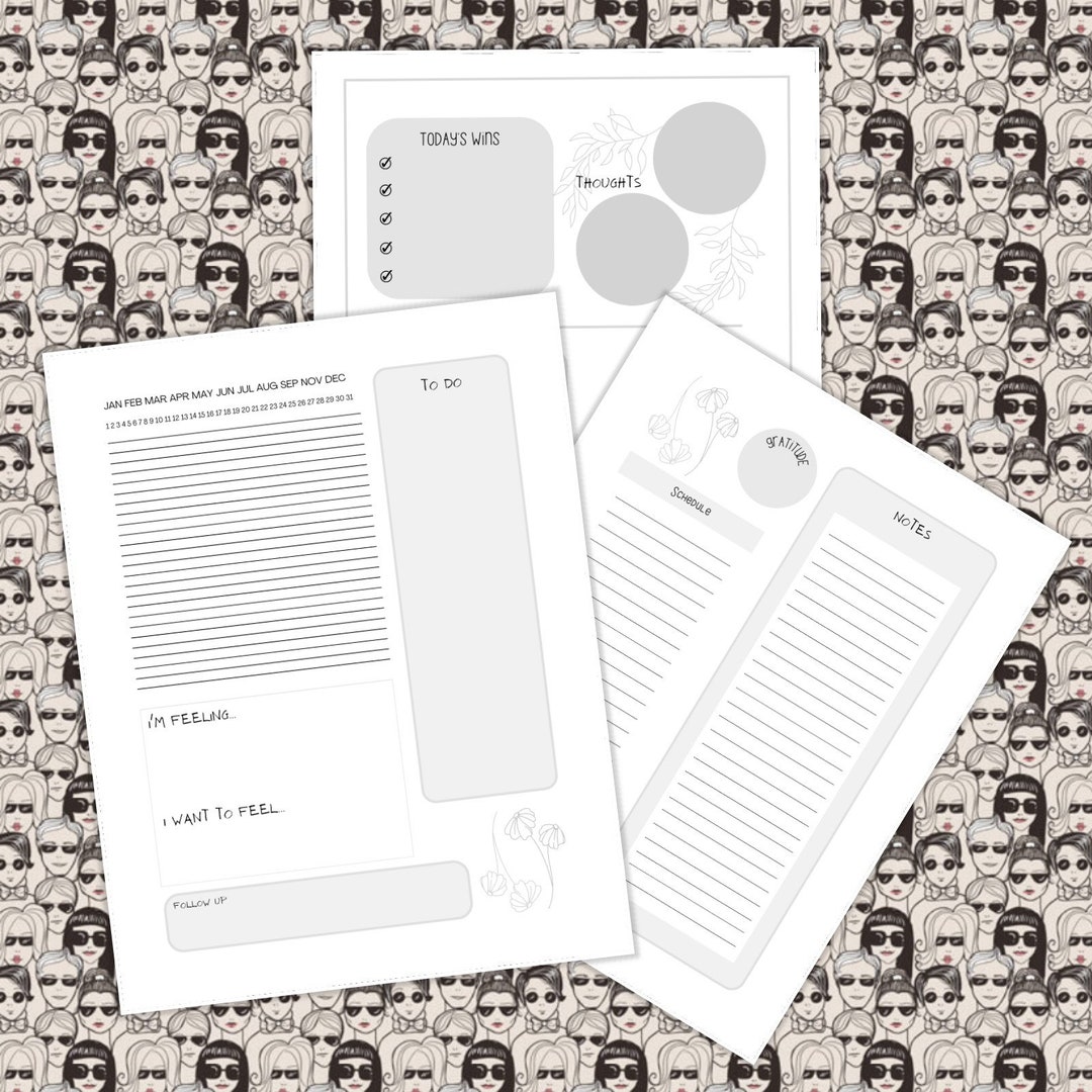 Business Daily Journal Printable PDF - Etsy