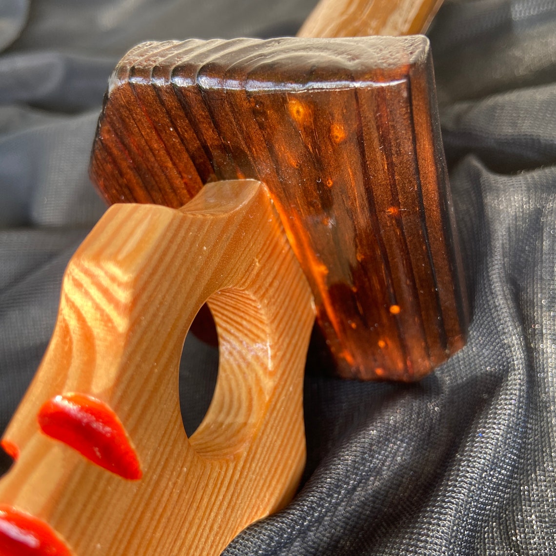 Handmade Unique Fantasy Wooden Sword With Unique Handle, Collectable ...