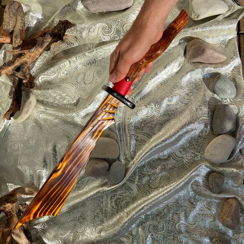 Handcrafted Unique Fantasy Wooden Sword With Unique Handle, Perfect Collectable Item - Etsy